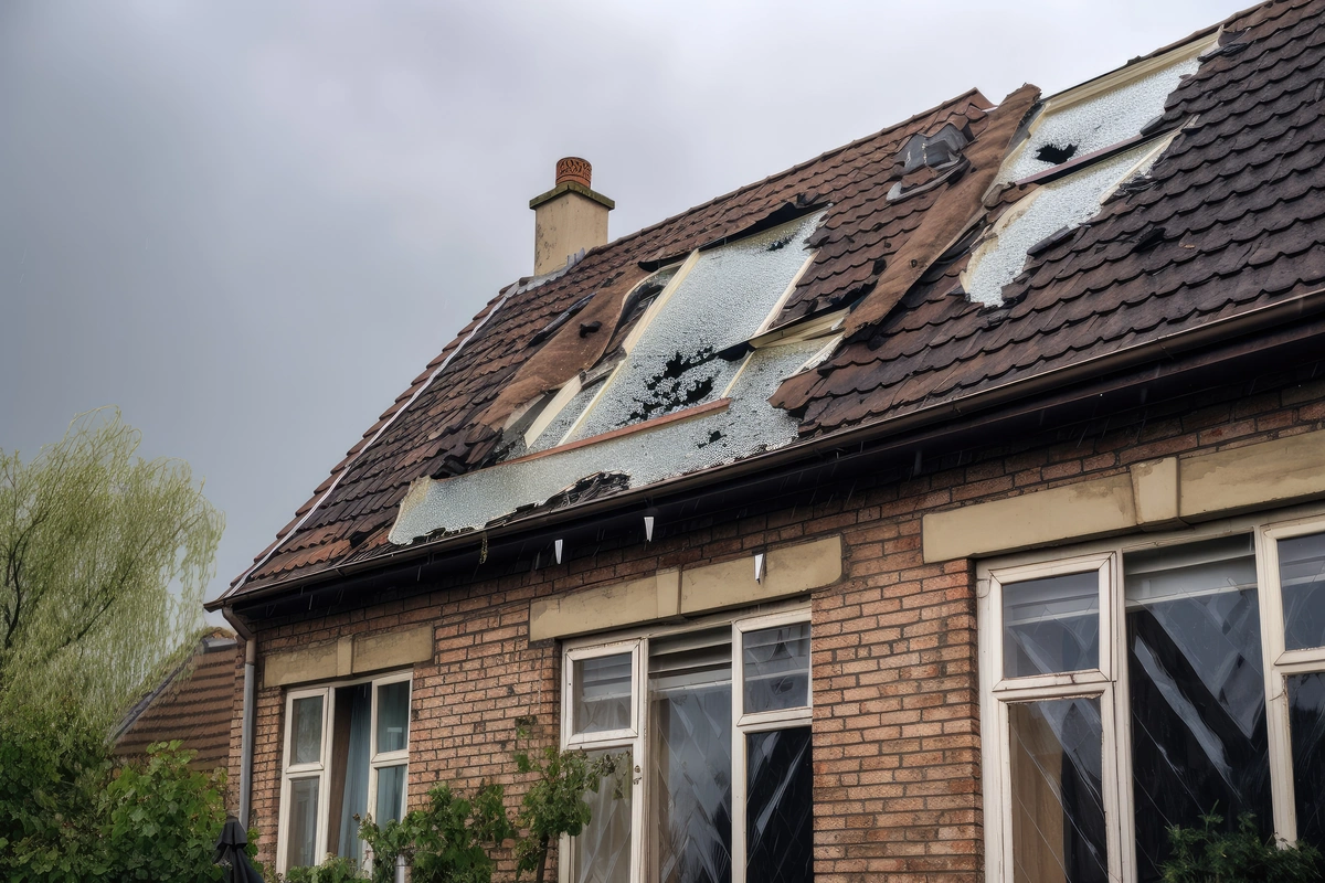What Does Roof Hail Damage Look Like? [Picture Guide]